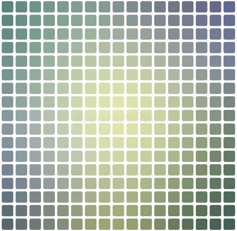 Yellow Purple Grey Rounded Mosaic Background Over White Square Stock ...