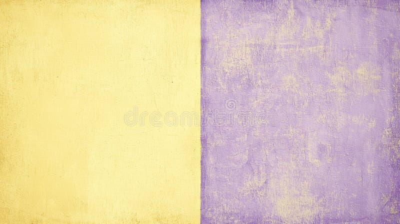 Yellow and Purple Grunge Textures Create a Striking Split Screen Effect ...