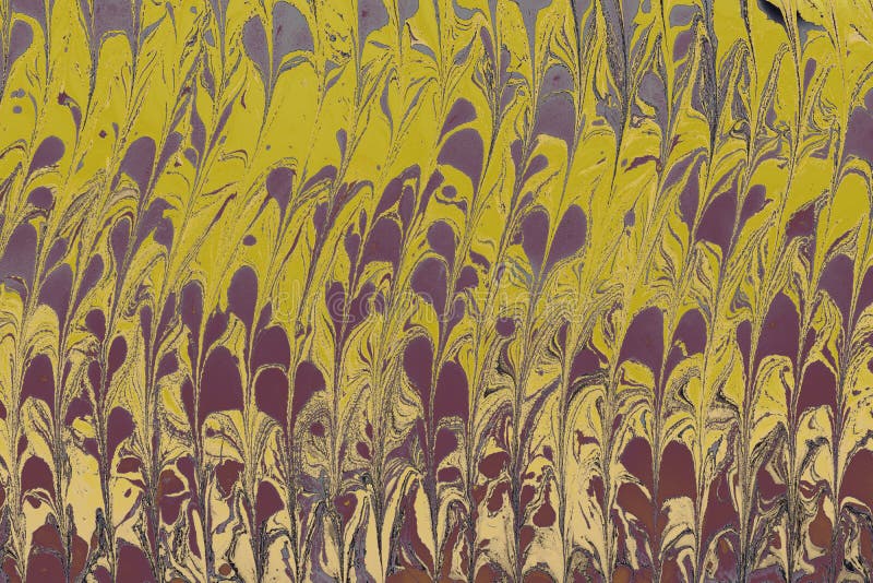 A Yellow and Purple Marbling Pattern - Great for Abstract Textile ...