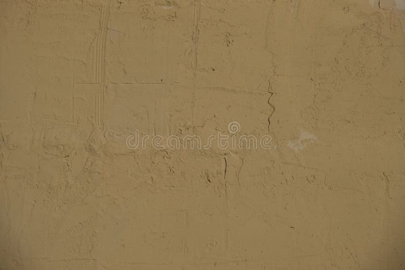 Yellow Putty Rough Wall Background Texture Stock Image - Image of ...