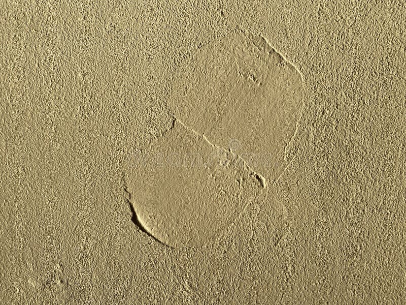 Yellow Putty Rough Wall Background Texture Stock Image - Image of ...