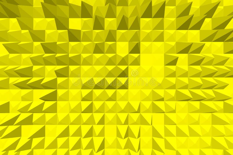 Yellow Abstract Pyramid Background, Wallpaper. Stock Vector ...