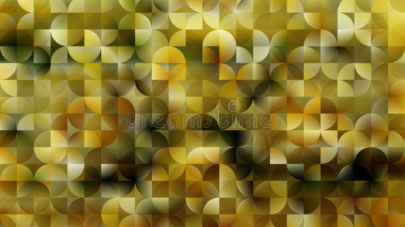 Yellow Quarter Circles Background Stock Vector - Illustration of ...