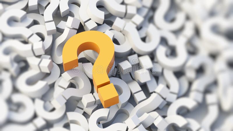 Yellow Question Mark on a Background of White Signs Stock Illustration ... Yellow Question Mark on a Background of White Signs Stock Illustration ...
