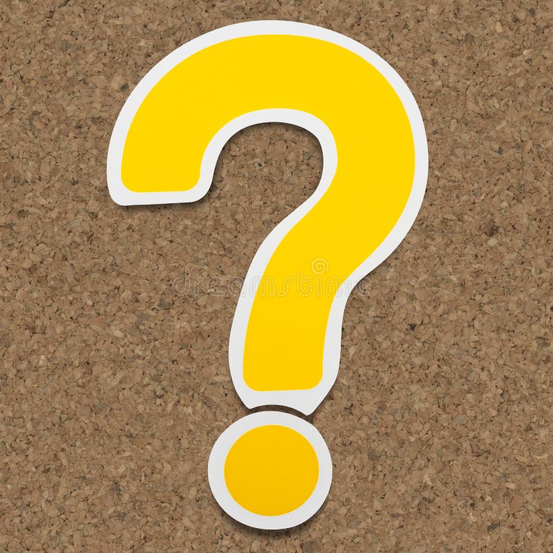 Yellow Question Mark Sign ? Icon Stock Image - Image of code, symbol ...