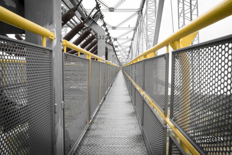 Yellow railing stock photo. Image of facility, structure - 103187096