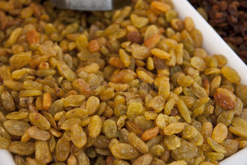 Yellow Raisins stock photo. Image of food, nature, object - 25191896
