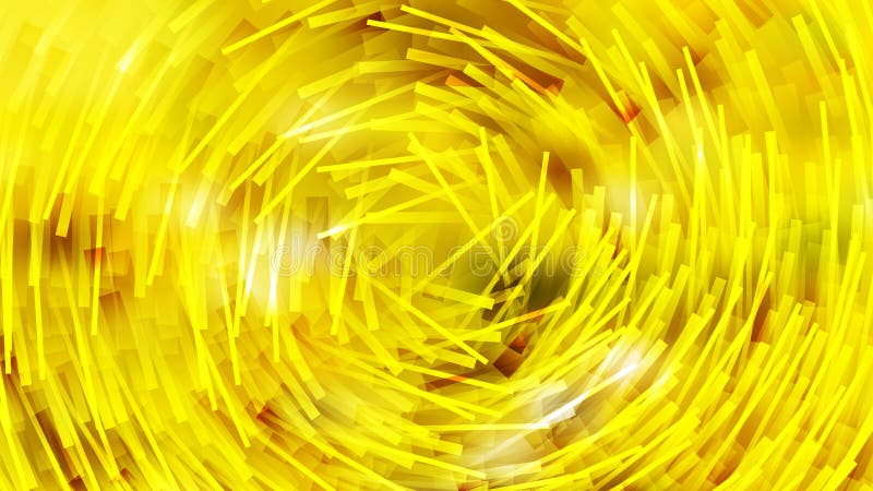 Yellow Random Circular Striped Lines Background Stock Vector ...