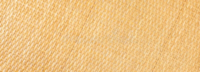 Yellow Rattan Texture. Copy Space Stock Photo - Image of straw, macro ...