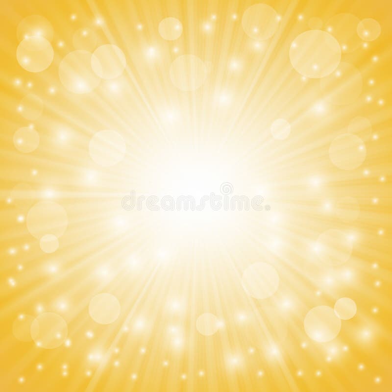 Yellow Ray Background stock vector. Illustration of magic - 52711570