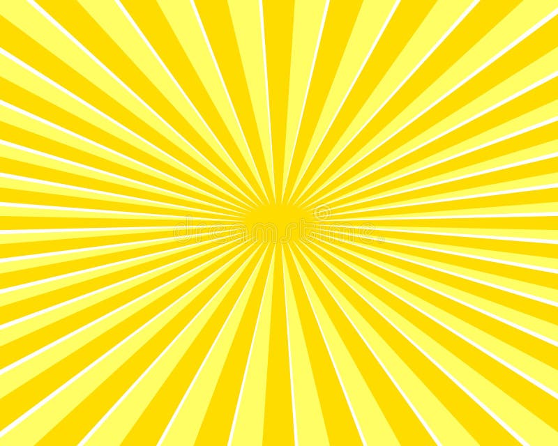 Yellow rays background stock illustration. Illustration of background ...