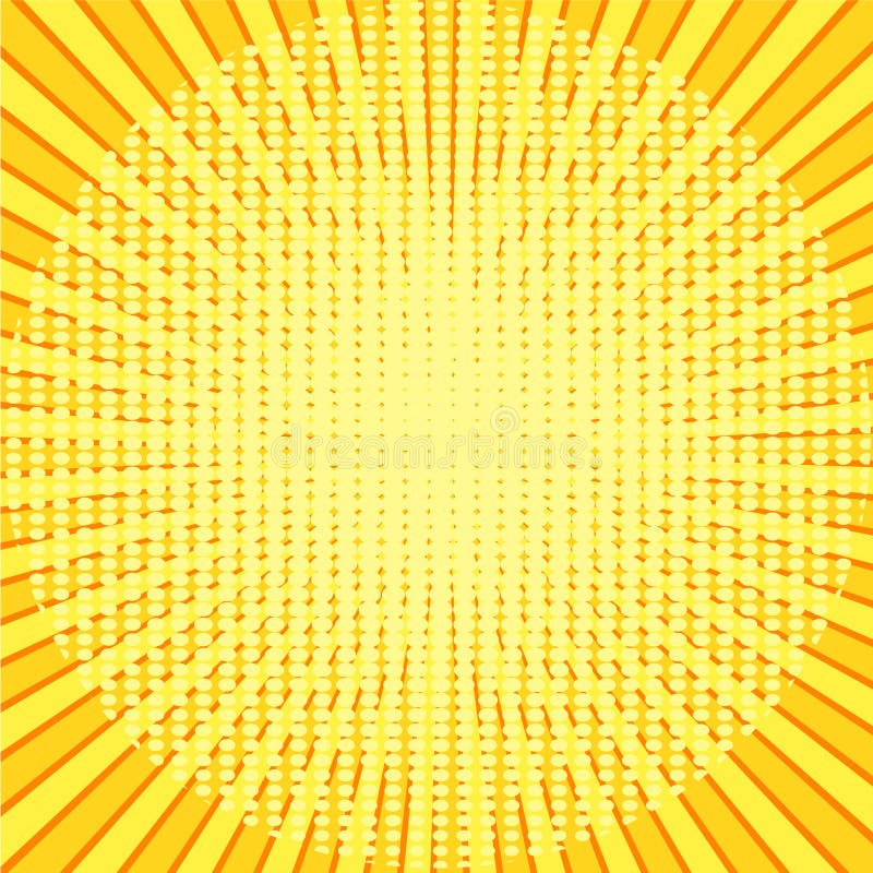 Yellow Rays Rising Background Stock Vector - Illustration of radiate ...
