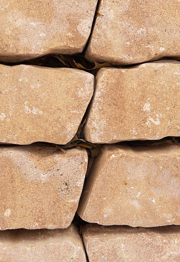 Yellow Rectangular Bricks for Building Sitting Outside in the Fall ...