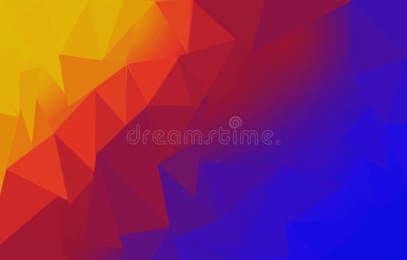 Yellow and Red Blue Background Stock Illustration - Illustration of ...
