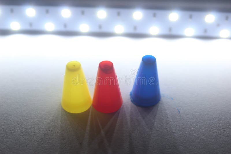 Yellow red blue colours stock photo. Image of organ - 255321786