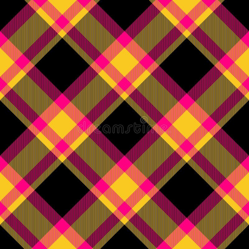 Red Yellow Brown Pattern Diagonally Oriented Seamless Tile Stock ...