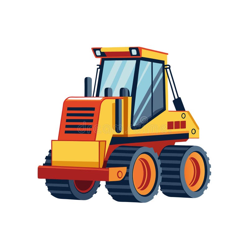 Loader Illustration Color Art Stock Illustration - Illustration of ...