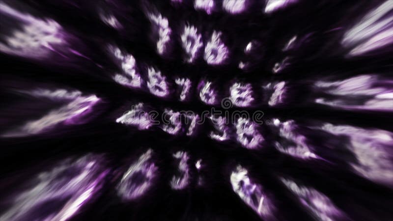 Yellow and Red Code. Motion. Written Illuminated Numbers Made in Random ...