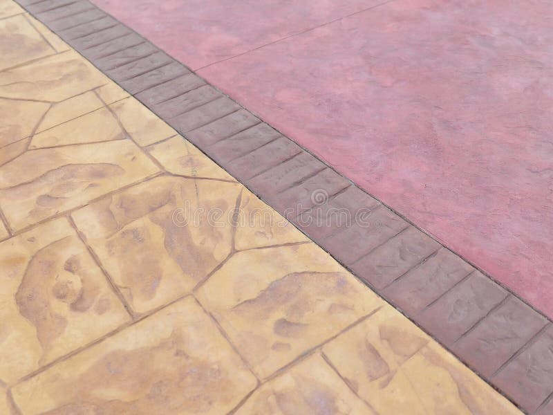 Surface of Pavement Cement Brick Floor. Stock Image - Image of grid ...