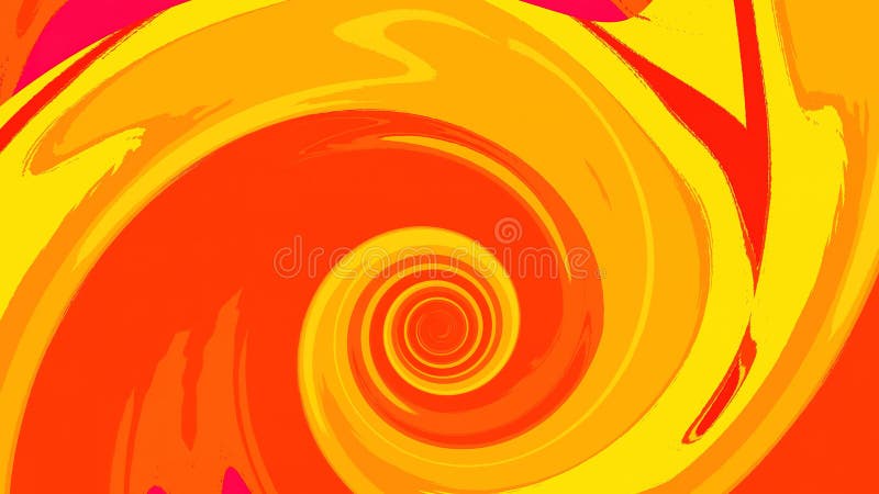 Yellow Ren Circular Spin Background Stock Illustration - Illustration ...