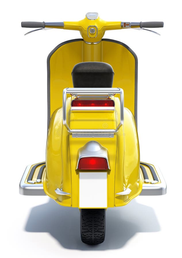 Yellow Vintage Style Bike stock photo. Image of front - 53089844