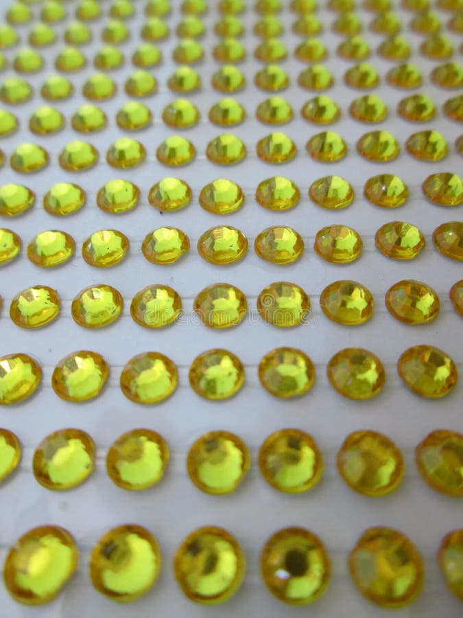 Yellow Rhinestones. stock image. Image of patterns, brilliant - 85390663