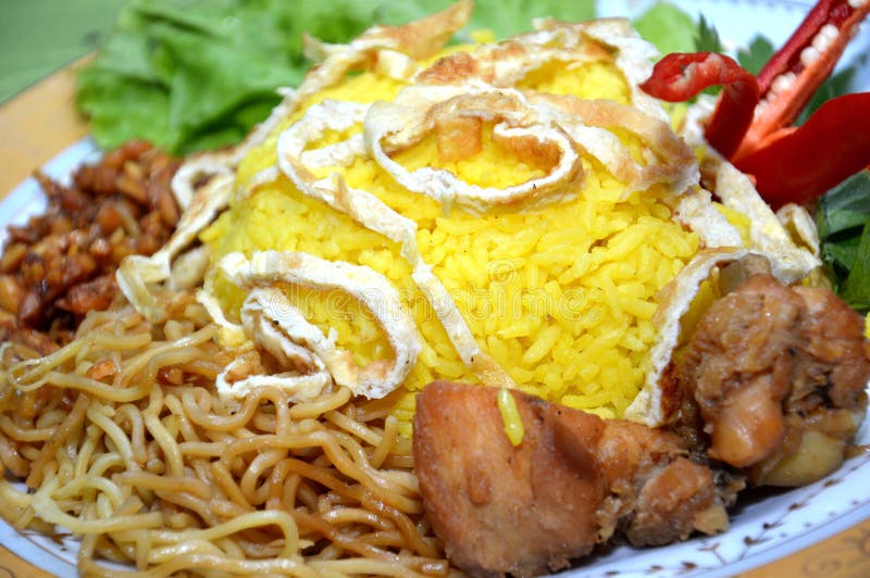 Yellow rice stock image. Image of breakfast, grain, ingredients - 38302017