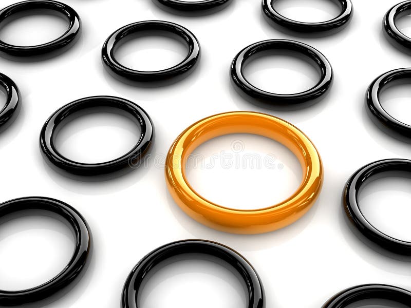 Yellow ring stock illustration. Illustration of larruping - 46292706