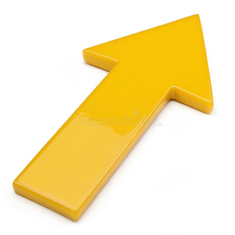 Yellow Arrow White Background Stock Illustrations – 25,126 Yellow Arrow ...