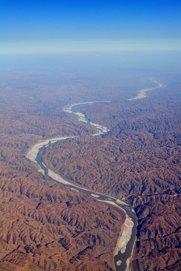 The yellow river of china stock photo. Image of cloud - 28416788