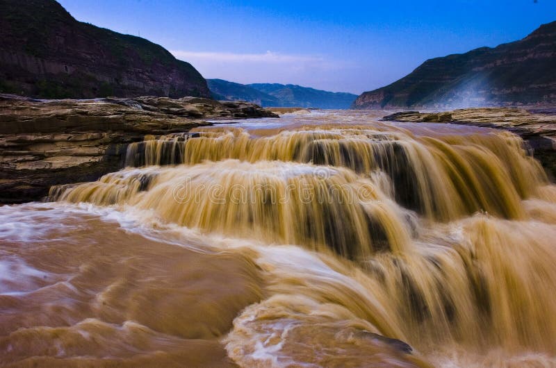 Yellow River stock image. Image of blur, plants, nature - 3890421