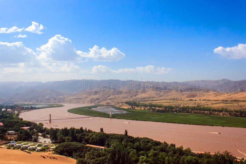 The Yellow River stock photo. Image of descending, china - 57977186