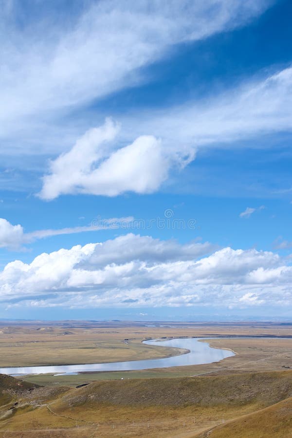 Yellow River scenery stock image. Image of tableland - 27279147