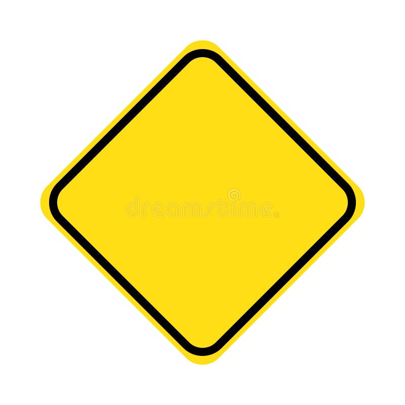 Yellow Road Sign Fork at the Crossroads Traffic Light Vector ...