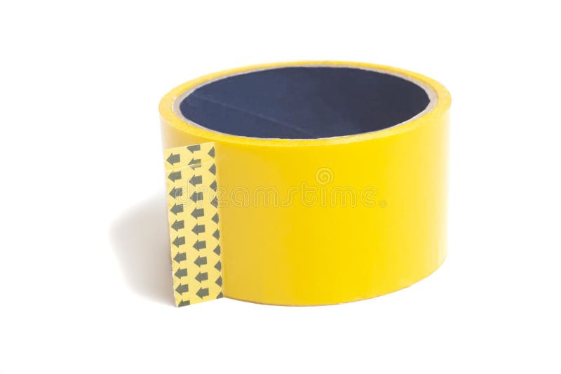 Yellow roll of duct tape. stock photo. Image of yellow - 294092712