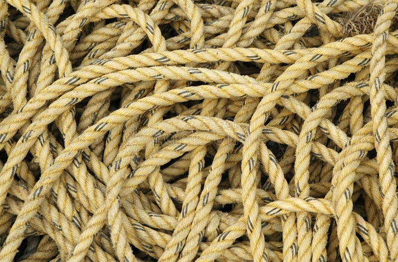 Yellow rope stock image. Image of quay, background, lashing - 2171583