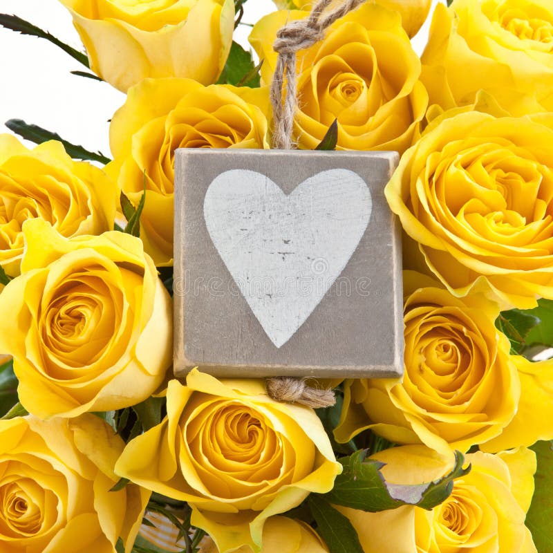Yellow roses stock image. Image of bouquet, decorative - 48068577