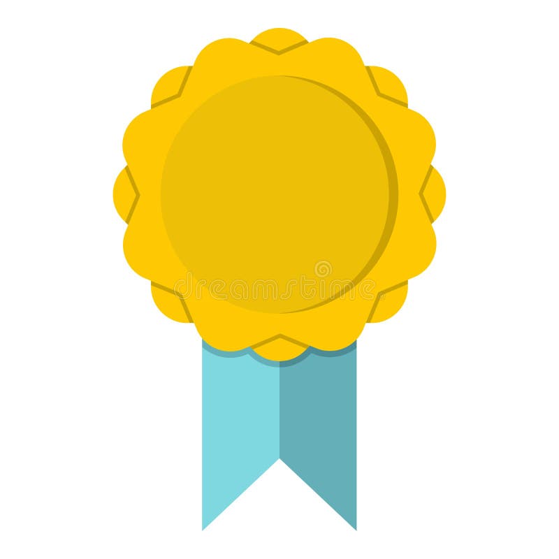 Red and Yellow Rosette Ribon Stock Illustration - Illustration of prize ...