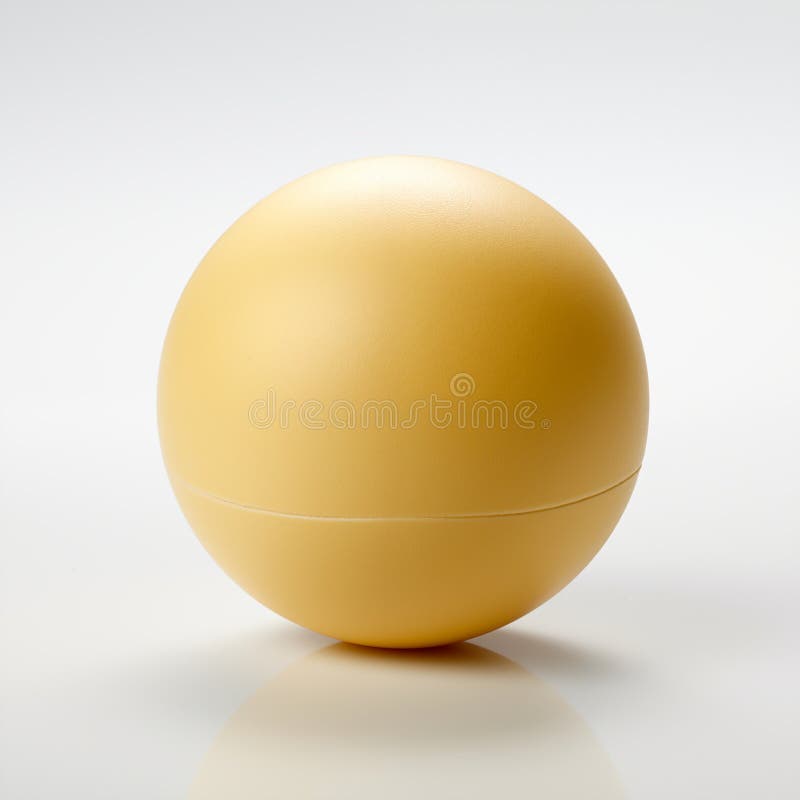 Yellow Round Ball stock illustration. Illustration of yellowobject ...