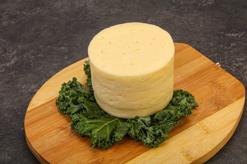 Yellow Round Dairy Soft Cheese Stock Image - Image of meal, culinary ...
