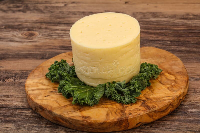 Yellow Round Dairy Soft Cheese Stock Image - Image of yellow, round ...