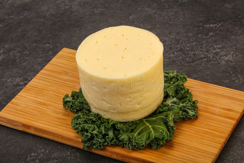 Yellow Round Dairy Soft Cheese Stock Photo - Image of meal, yellow ...