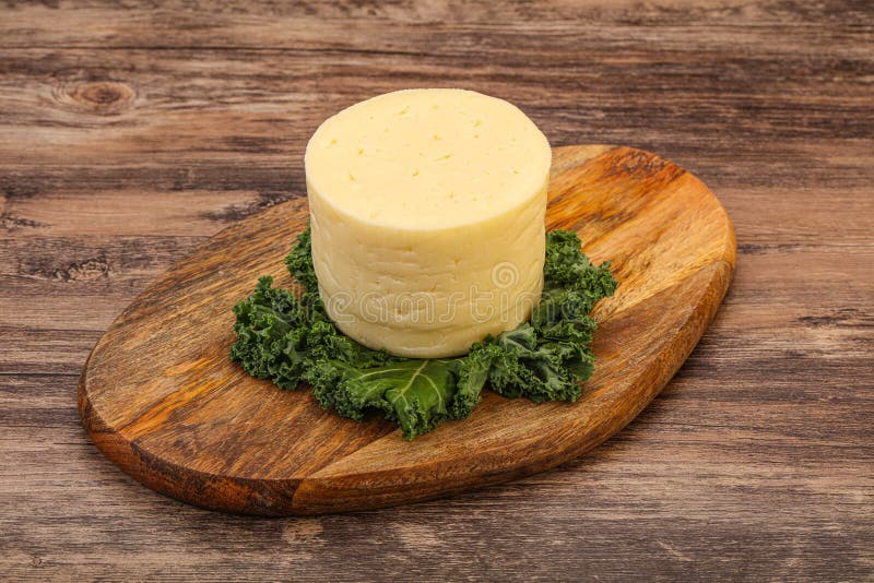 Yellow Round Dairy Soft Cheese Stock Image - Image of isolated, eating ...