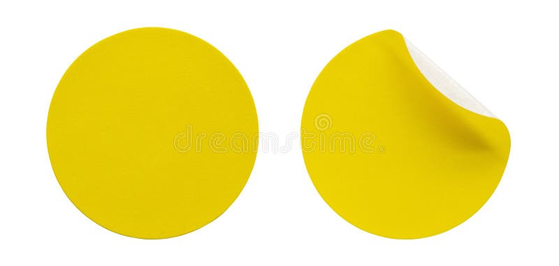 845 Yellow Round Sticker Stock Photos - Free & Royalty-Free Stock ...