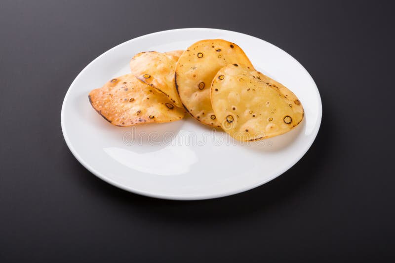 Yellow round potato chips stock image. Image of round - 181371327