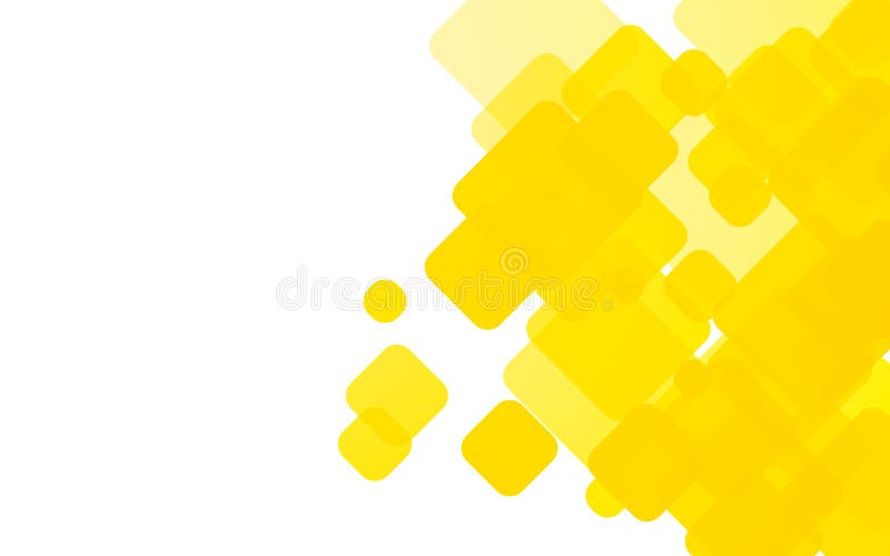 Yellow Rounded Shapes Background Stock Vector - Illustration of ...