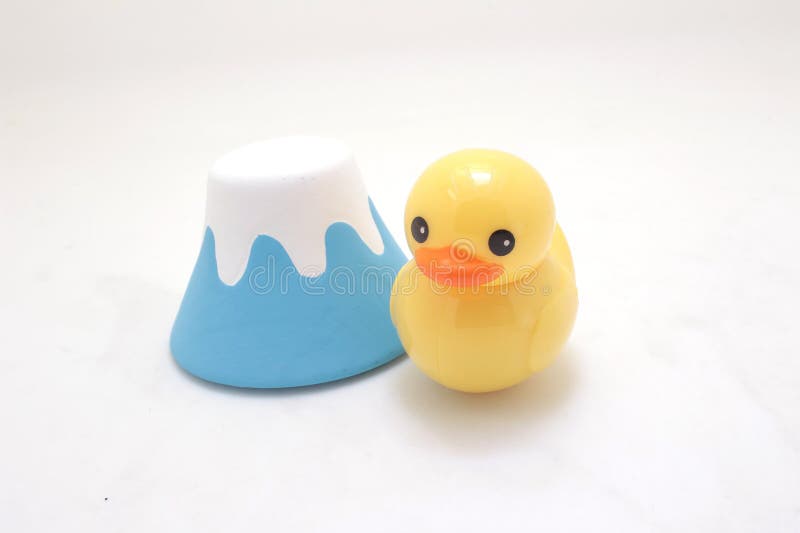 The Yellow Rubber Duck, Fun World Concept Stock Photo - Image of ...