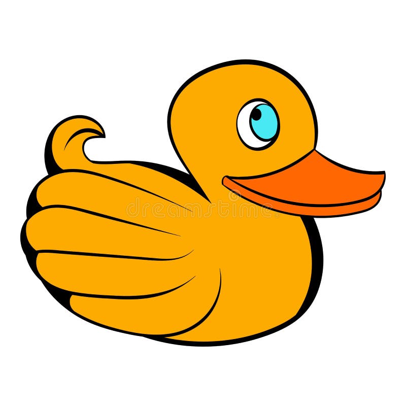 Orange Duck Clipart