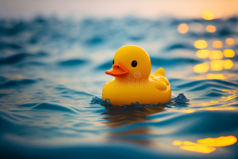 Floating Rubber Duck Stock Illustrations – 690 Floating Rubber Duck ...