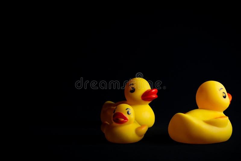 Yellow Rubber Ducks stock image. Image of beak, duckie - 213042725